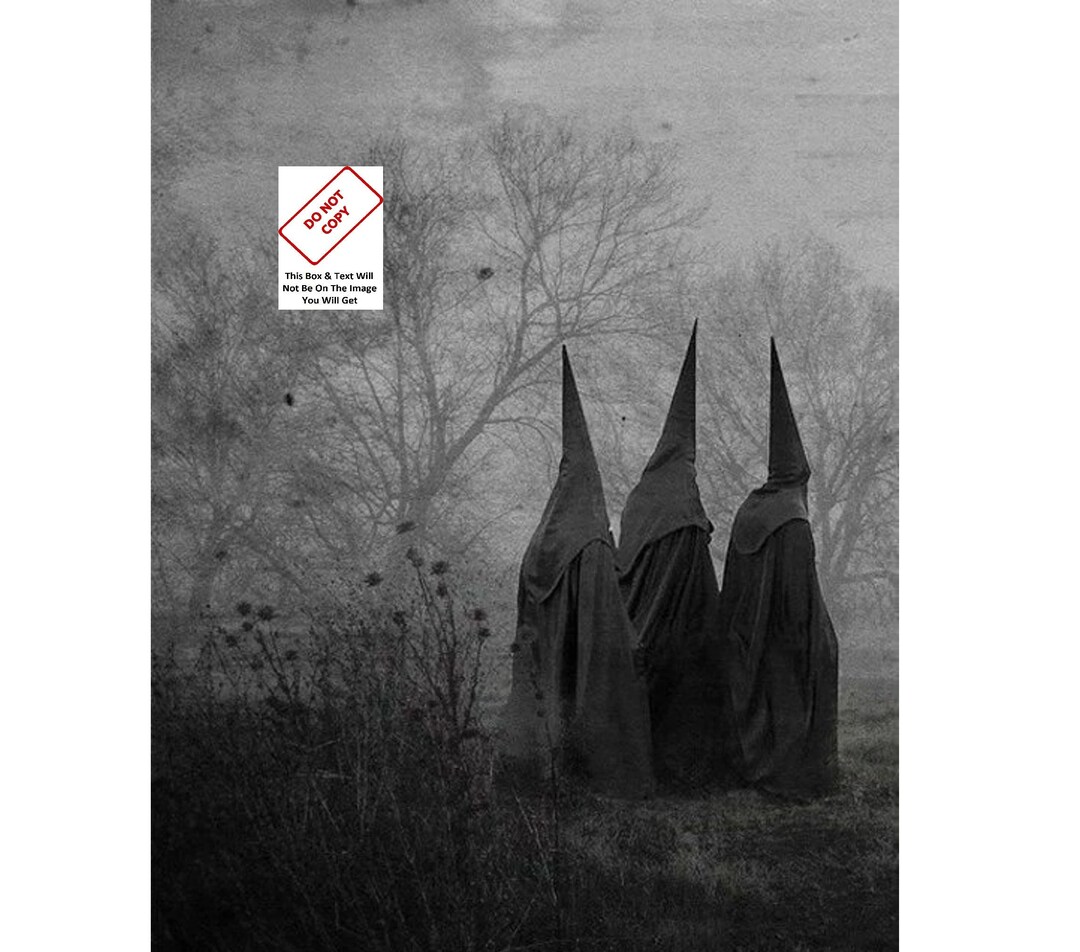 Black Coven Witches Spooky Witch Black Magic Vintage Photo Black Witch ...