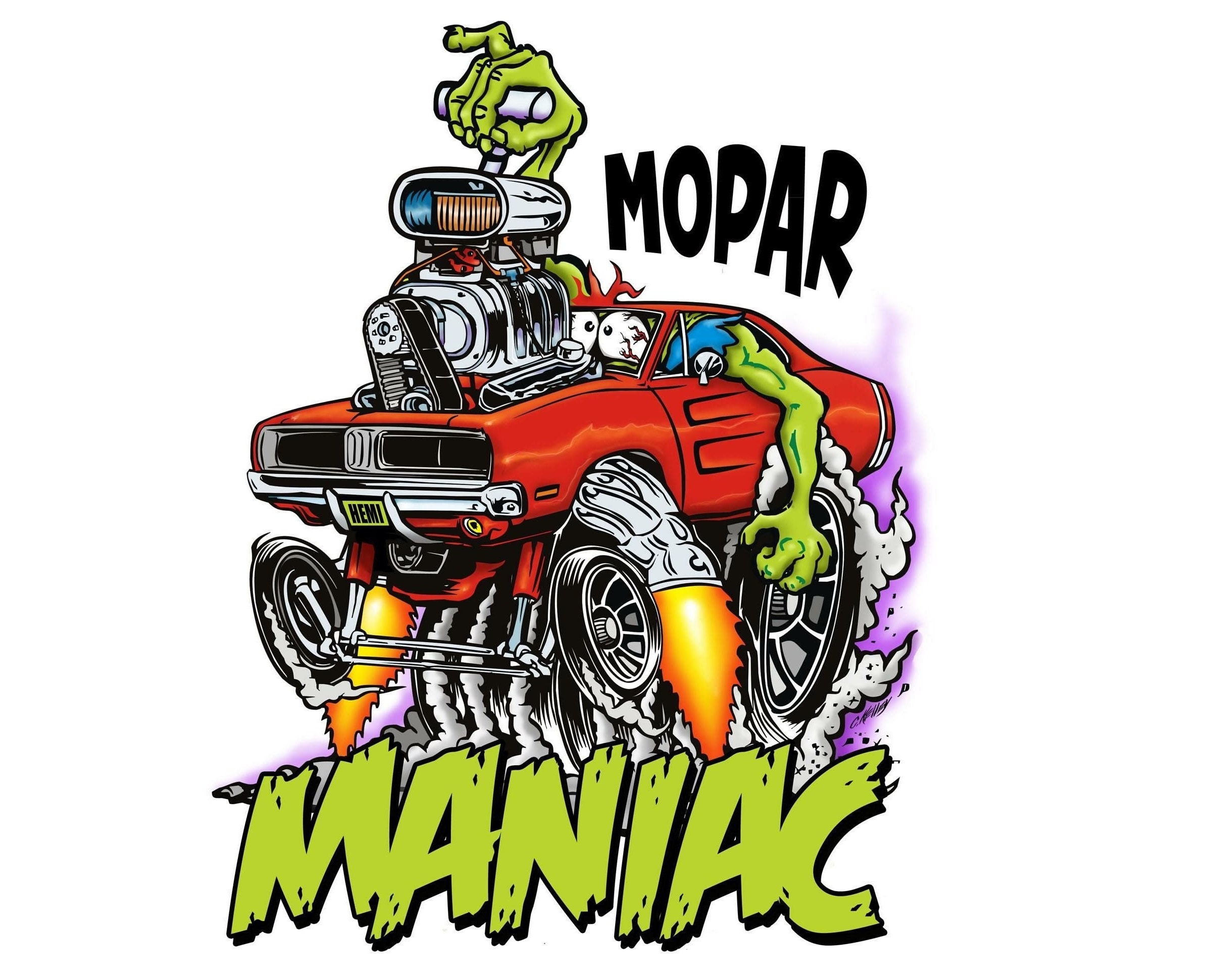 Fink Rat Mopar Maniac Hot Rod Sport Vintage Art Fink Willys - Etsy