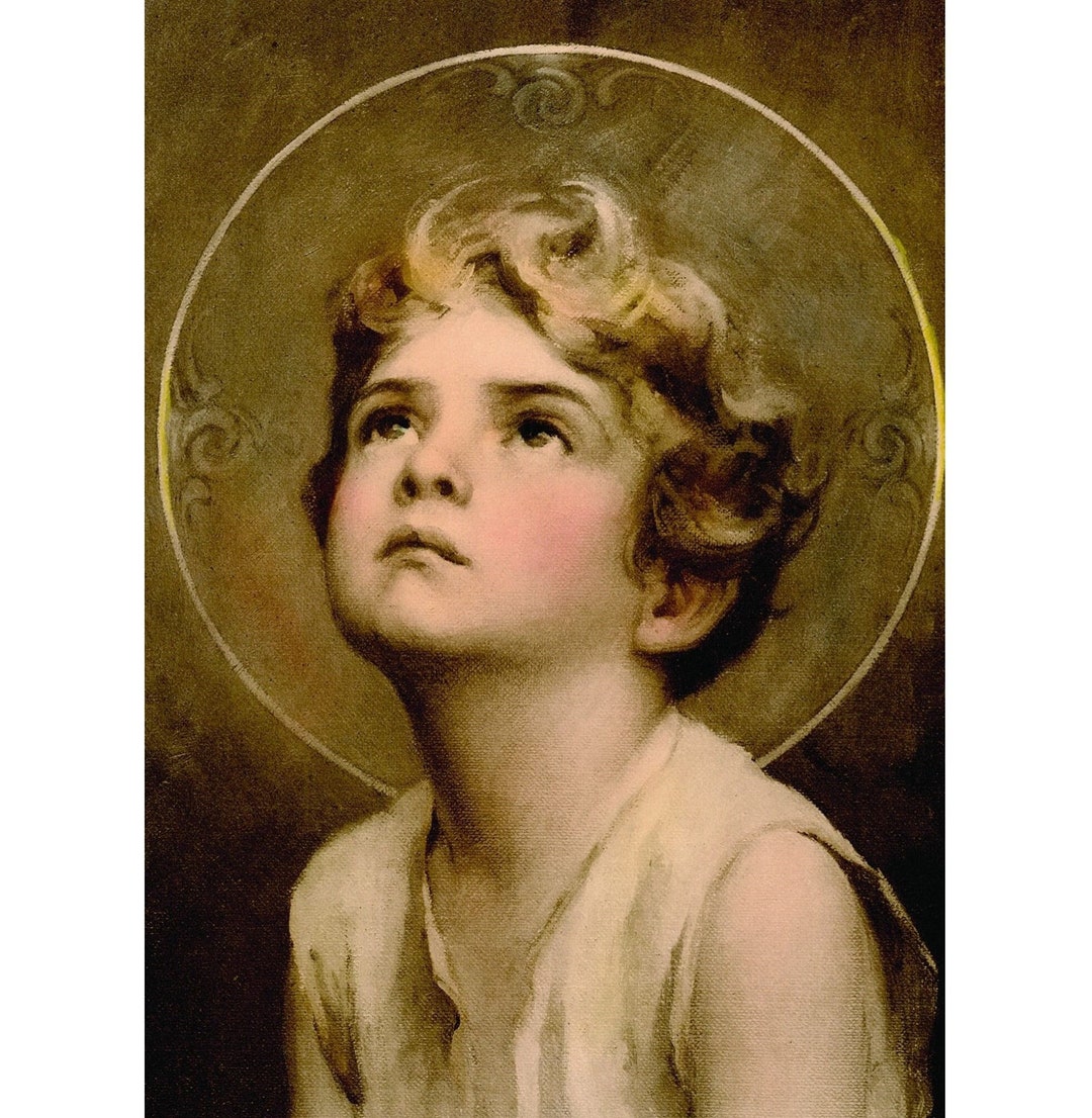 Jesus as a Child Baby Divine Innocence Jesus Christ Print by Charles ...