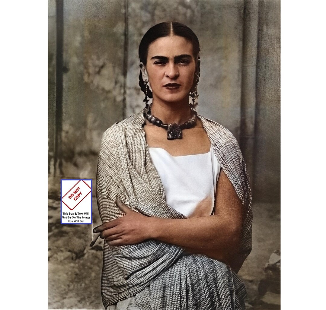 Frida Kahlo Photo Mexican Artist Painter Surreal Painter Mexico Vintage ...