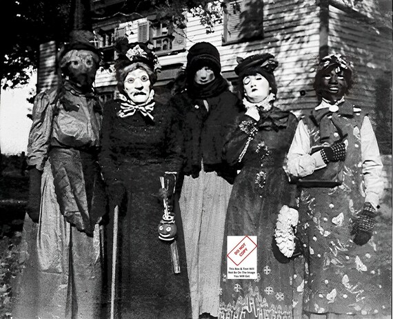Antique Photo 1910 Creepy Disturbing Halloween Costume Vintage - Etsy