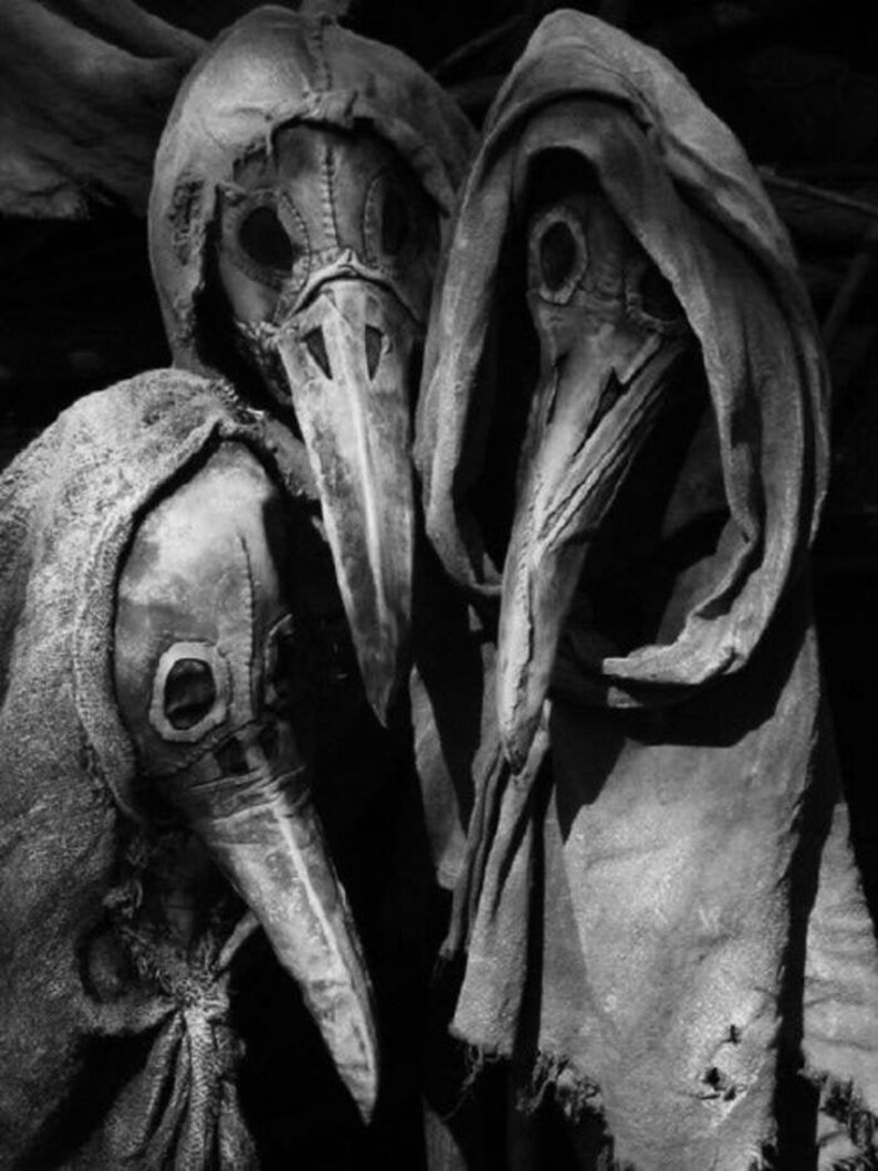 Plague Doctors BLACK DEATH 1800's Bubonic Plague Virus - Etsy