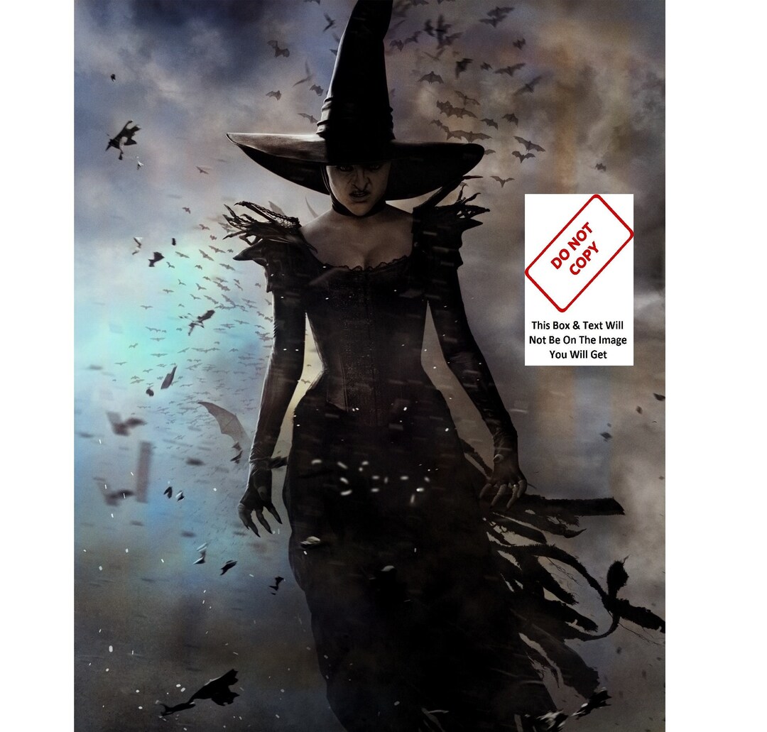 Witchy Witch Witches Photo Old Hag Witchcraft Halloween Vintage Photo ...