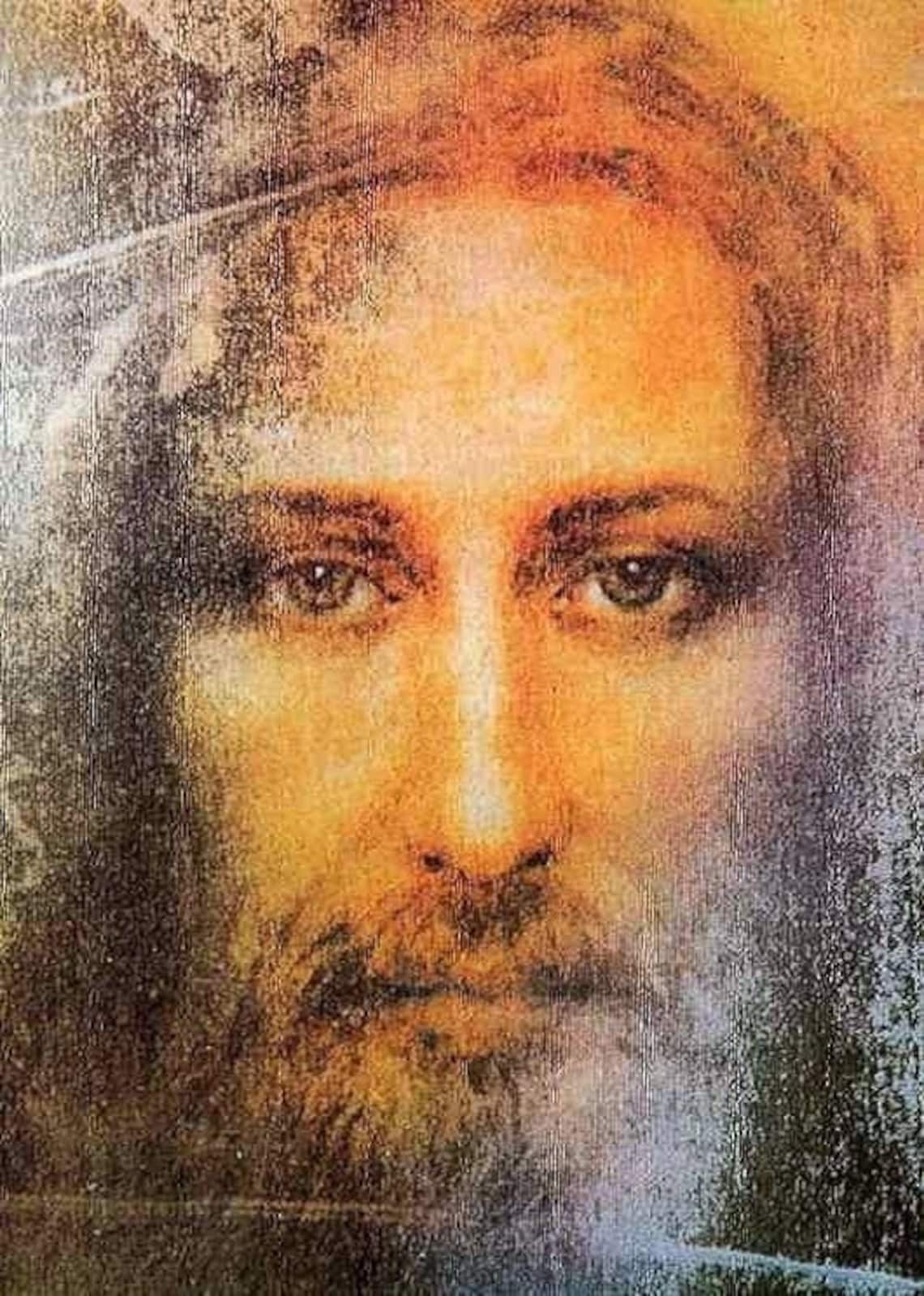 Vrai visage de Jésus-Christ Image Suaire de Turin Chrétien - Etsy France
