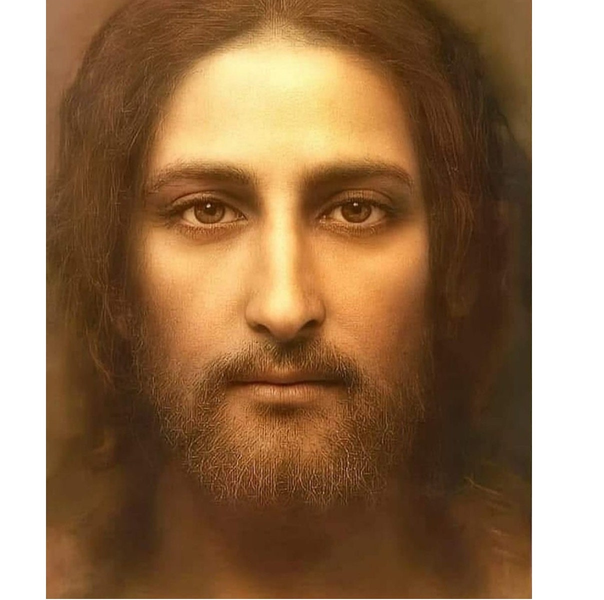 Rostro de Jesucristo Imagen de Jesús Real Imagen de - Etsy México