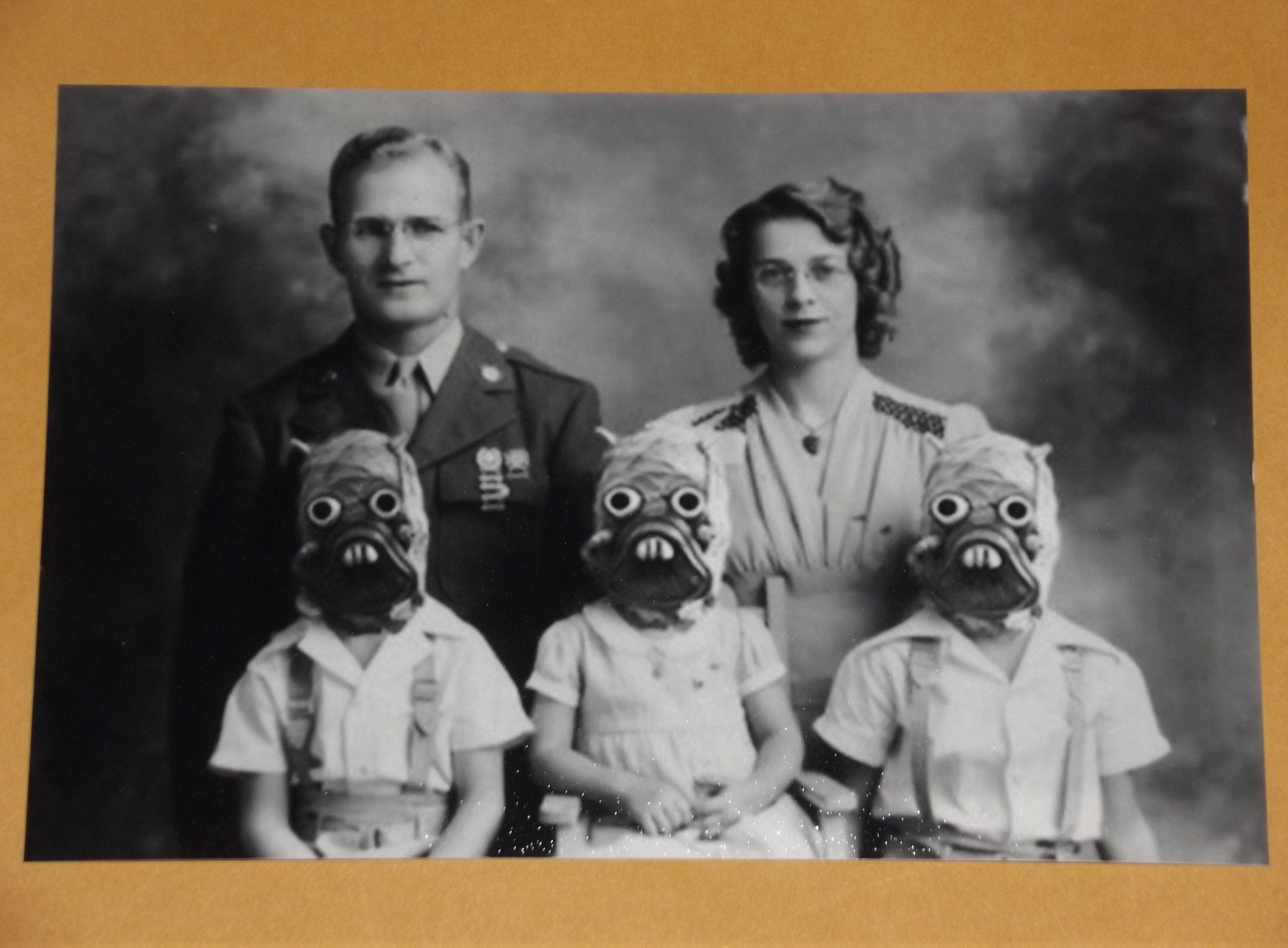 Weird Strange Family Portrait Freaky Odd Vintage Photo Bizarre | Etsy