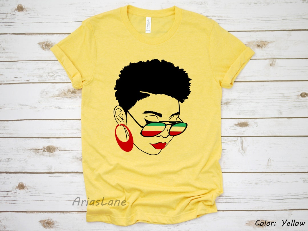 African American Shirt,feminist,black Women Shirt,afro Shirt ...