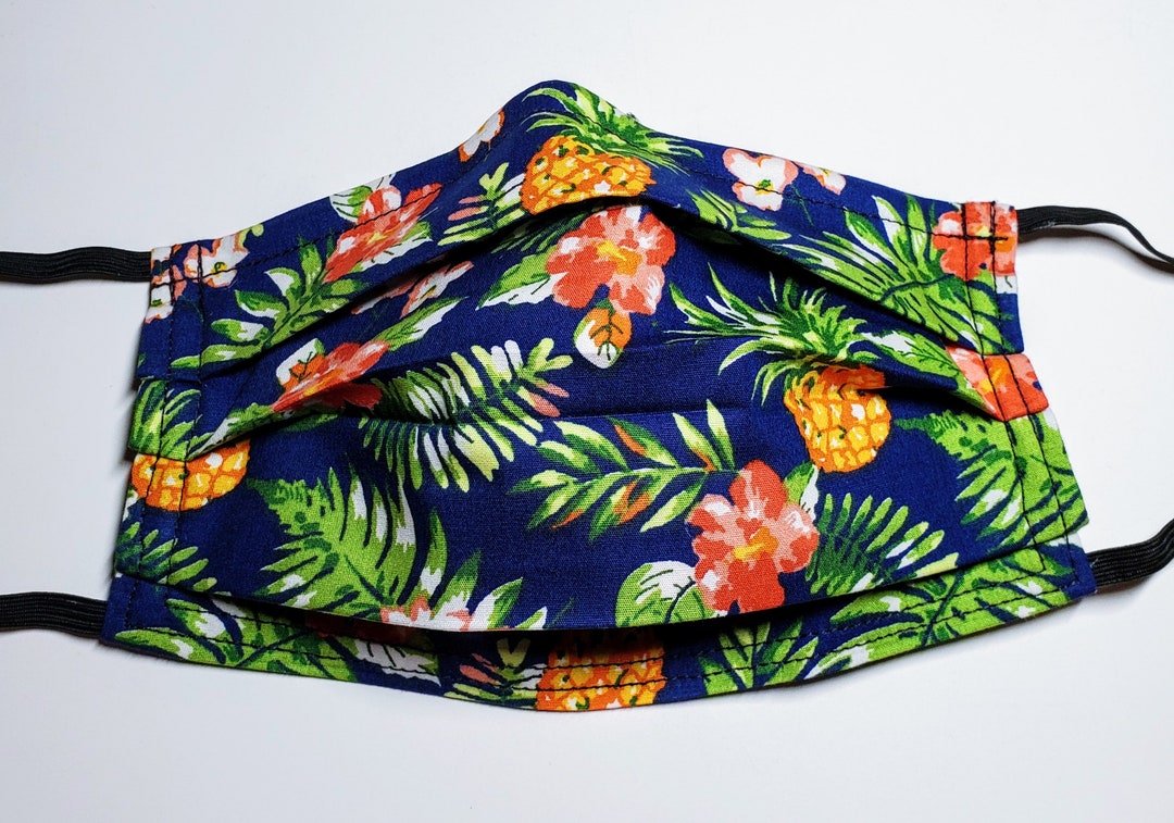 Hawaiian Breeze Reusable Adjustable Face Mask - Etsy