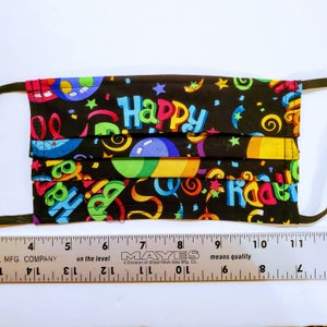 HAPPY BIRTHDAY Reusable Mask - Etsy
