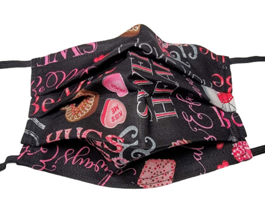 Love Letters and Chocolates Mask Valentines Mask Reusable Adjustable ...