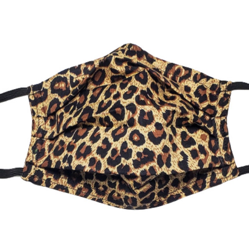 Cheetah Face Mask - Etsy