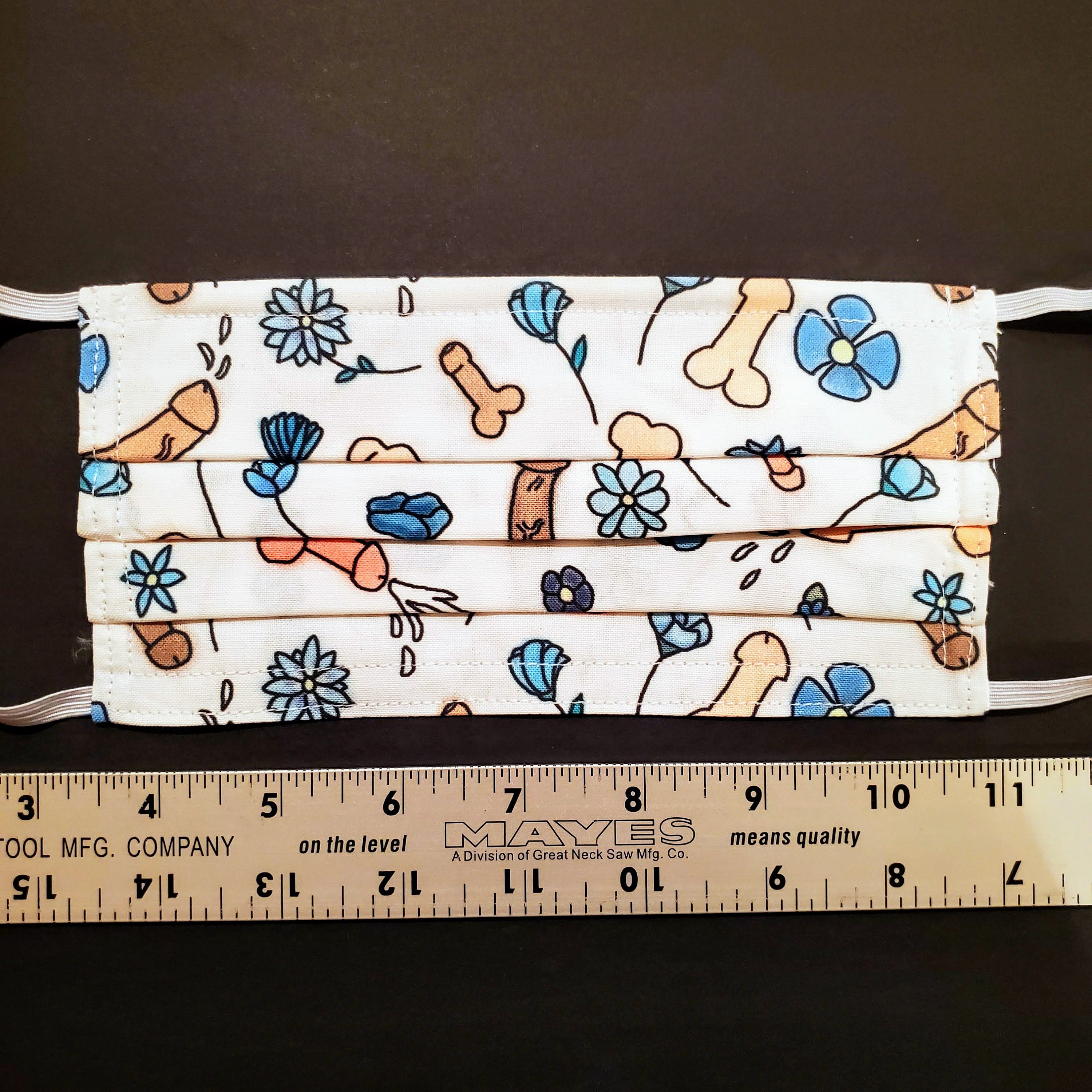 Pee-pees and Pansies Reusable Mask - Etsy