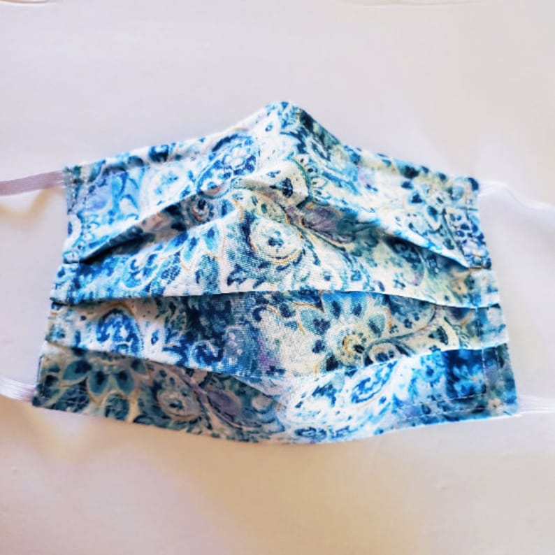 Paisley Different Colors Reusable Face Mask With Nose Pinch - Etsy