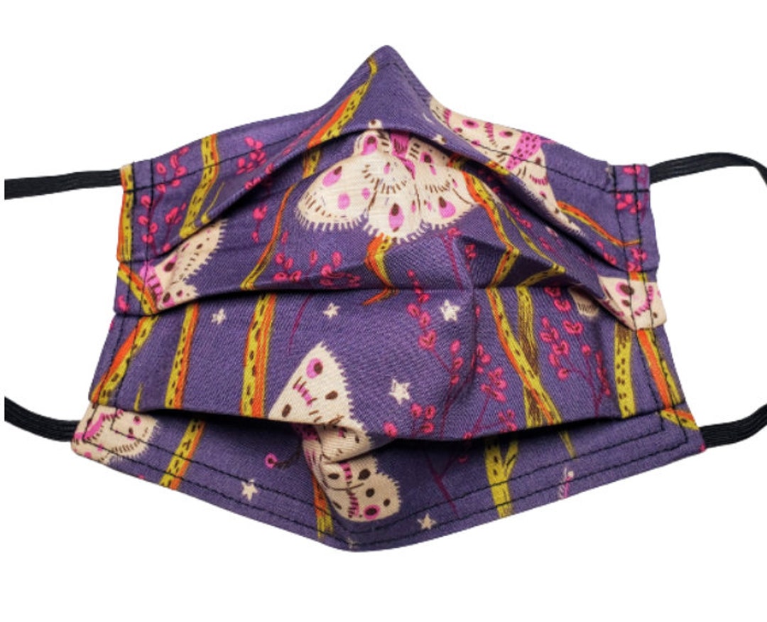 Moth Magic Mask Adjustable Reusable Face Mask With Nose Pinch Wire and ...