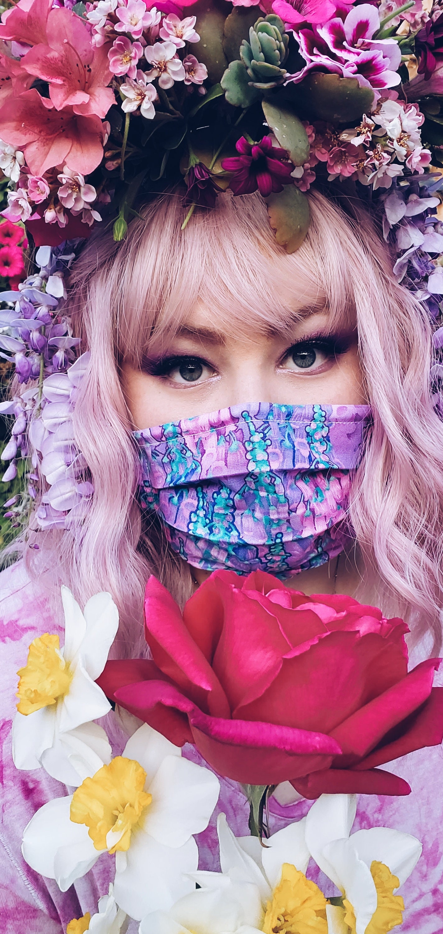 Fae Garden Mask Reusable Adjustable Face Mask With Filter - Etsy