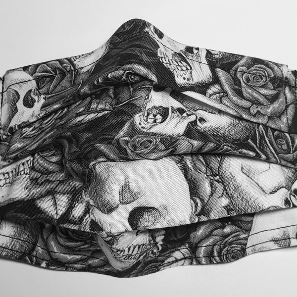 Skeleton Face Mask - Etsy