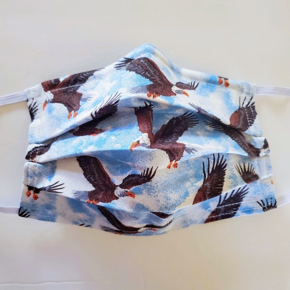 Bald Eagle Reusable Mask - Etsy