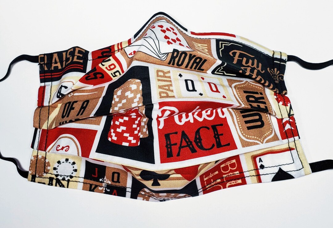 Reserved for Mary Poker Tables Reusable Adjustable Face Mask With ...
