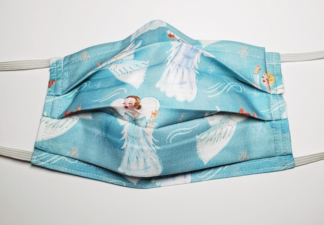 Hark the Herald Christmas Reusable Adjustable Face Mask With Filter ...