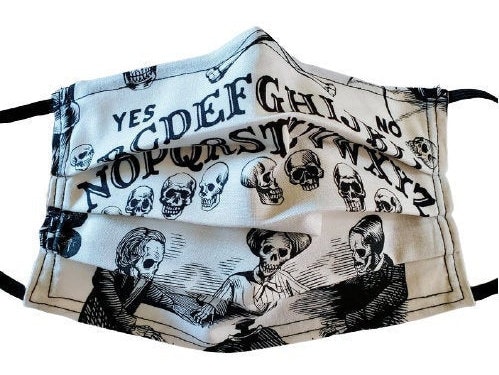 Ouija Board Adjustable Face Mask with Nose Pinch Wire and | Etsy