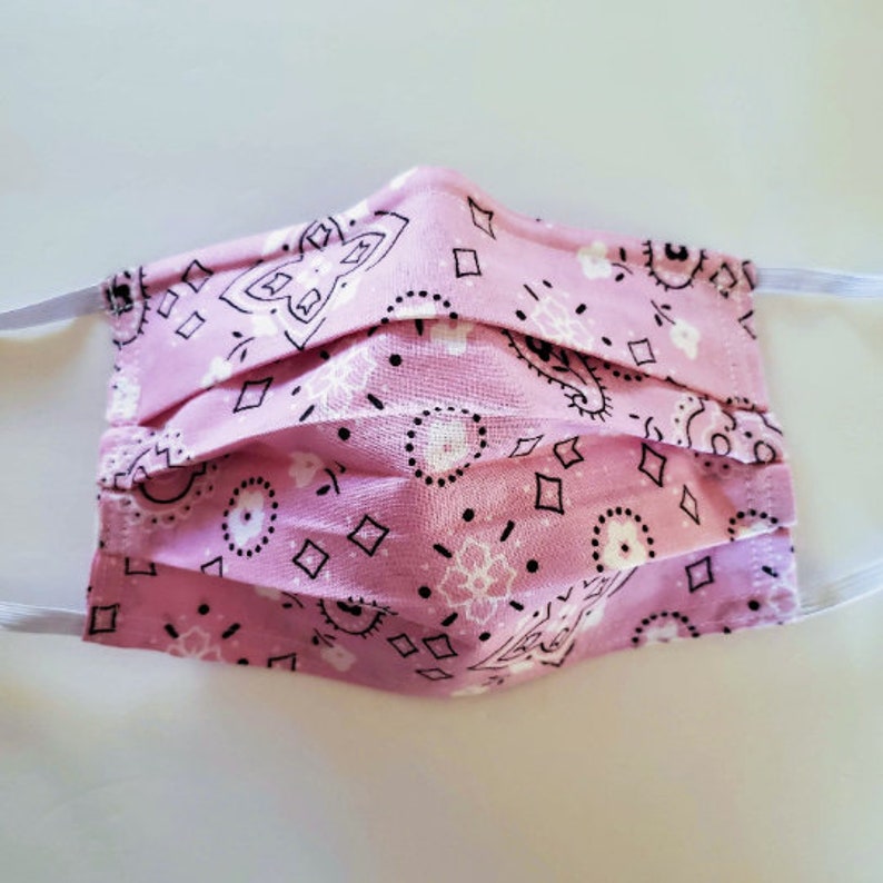 Paisley, Different Colors Reusable Face Mask With Nose Pinch Wire and ...
