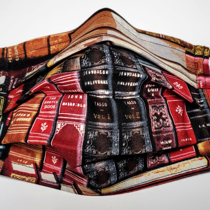 Bookworm Face Mask - Etsy