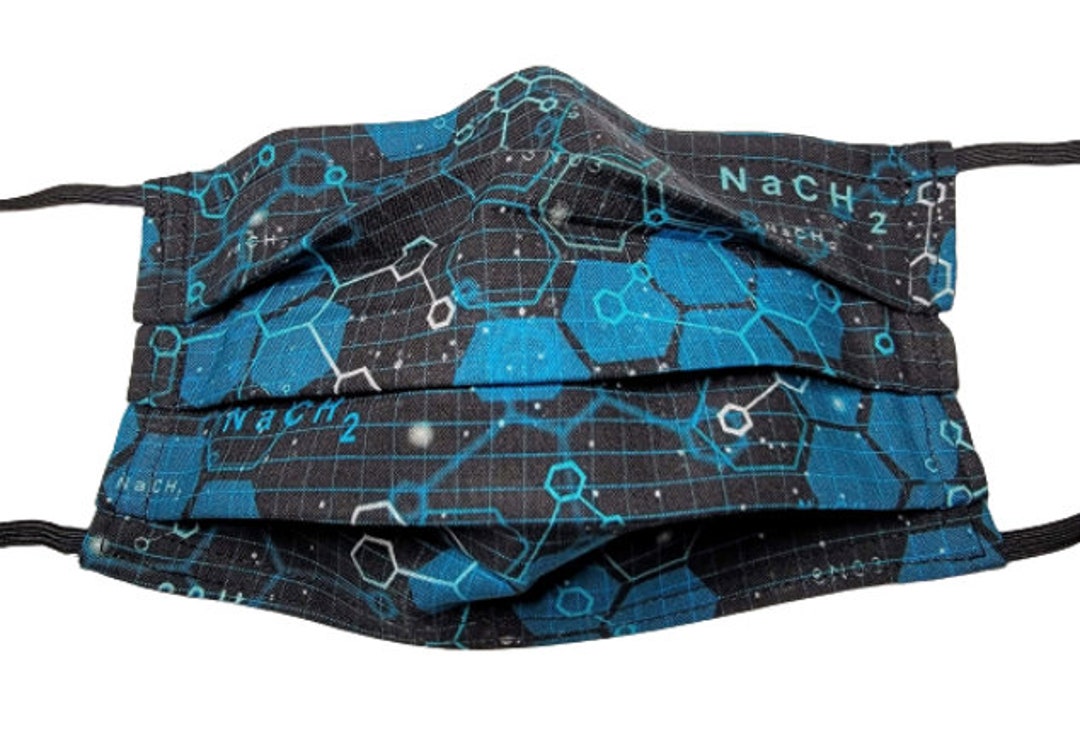 Organic Chemistry Science Mask Handmade Reusable Adjustable Face Mask ...