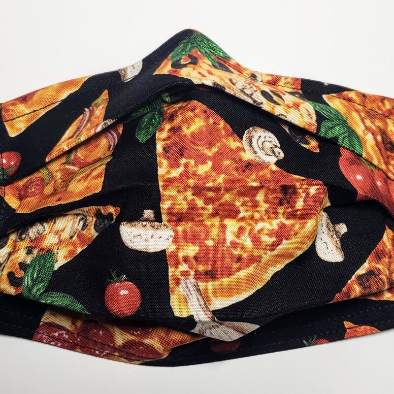 Pizza Face Mask - Etsy
