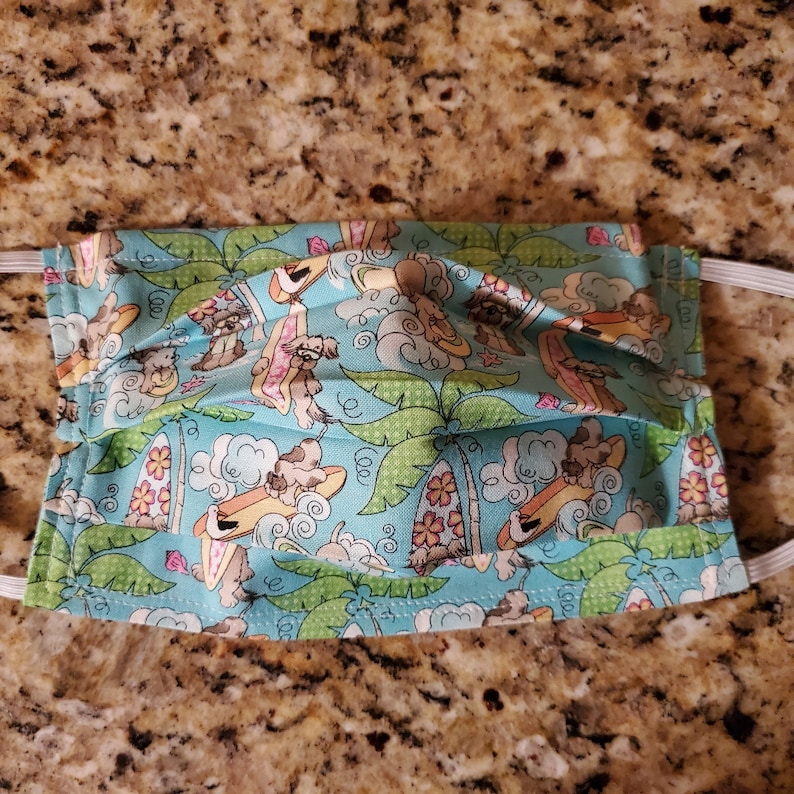 Reusable Face Mask With Nose Pinch and Filter Compartment | Etsy