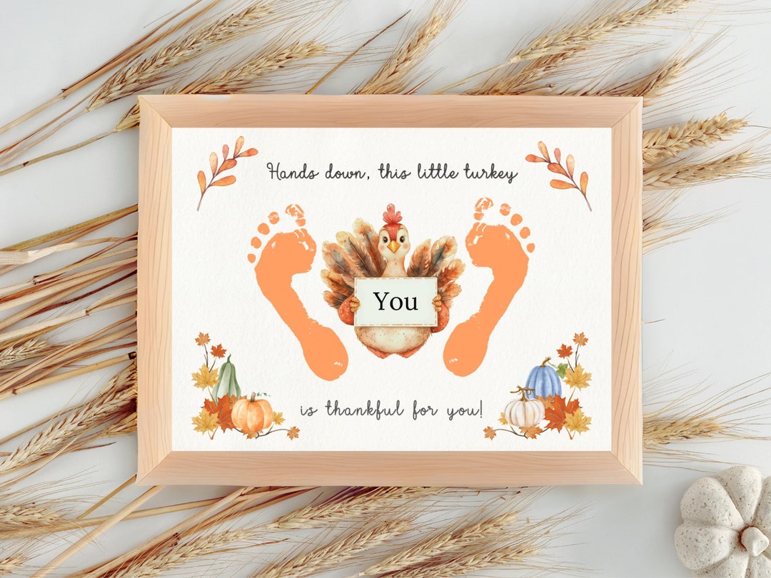 Handprint Art, I Am Thankful for You, Fall Handprint Art, Thanksgiving ...