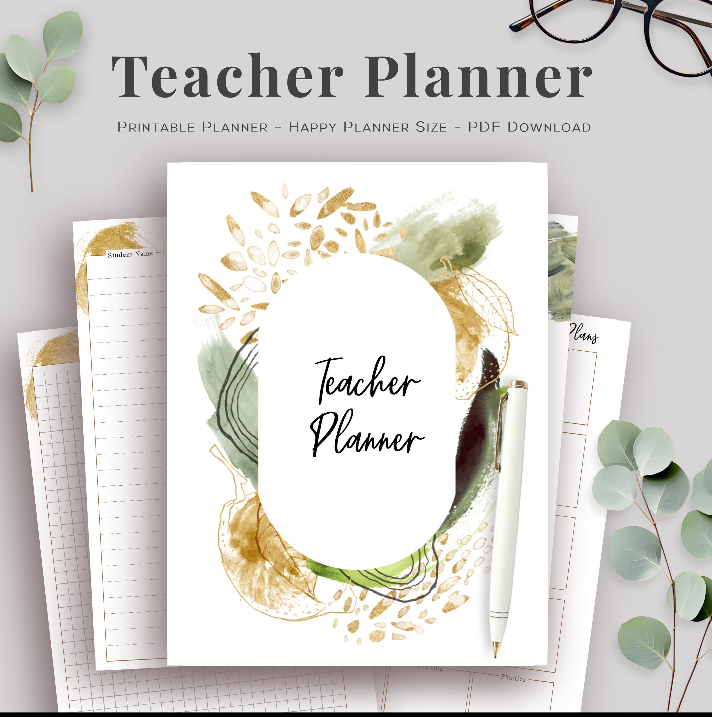 Teacher Planner Digital Download | Comprehensive Teacher Planner ...