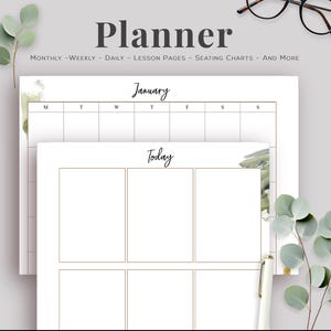 Teacher Planner Digital Download | Comprehensive Teacher Planner ...