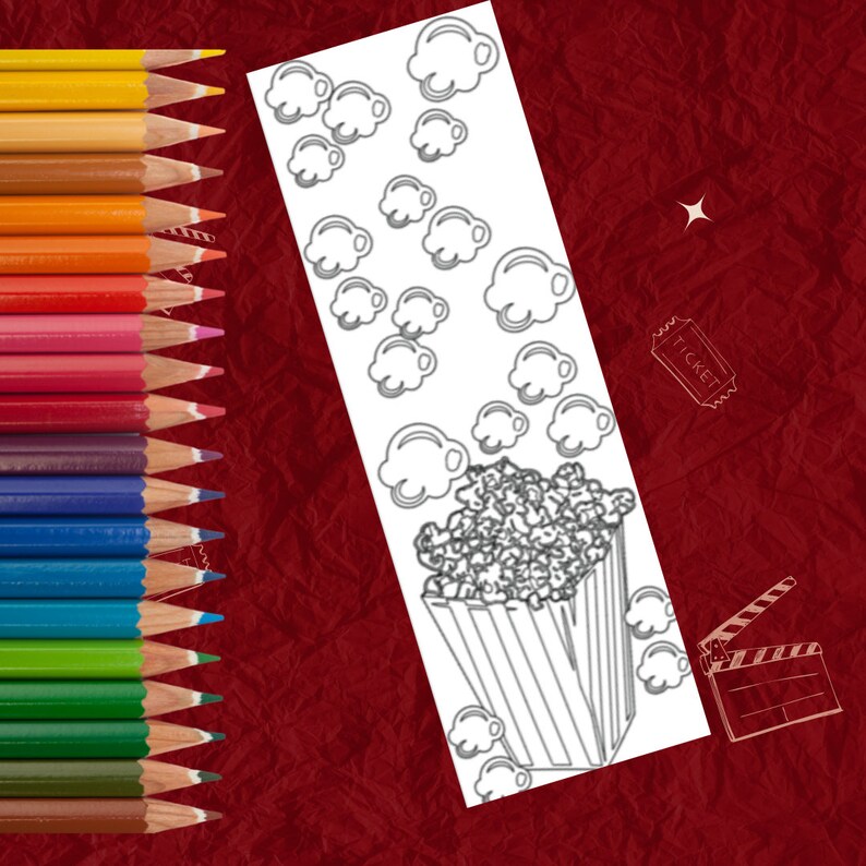 Original Movie Coloring Bookmarks | Coloring Bookmarks | Movie Time ...