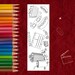 Original Movie Coloring Bookmarks | Coloring Bookmarks | Movie Time ...