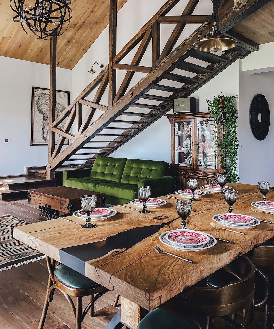 Ash Dining Table. Dining Table. Ash Bar. Ash Slab. Epoxy Table. Dining ...