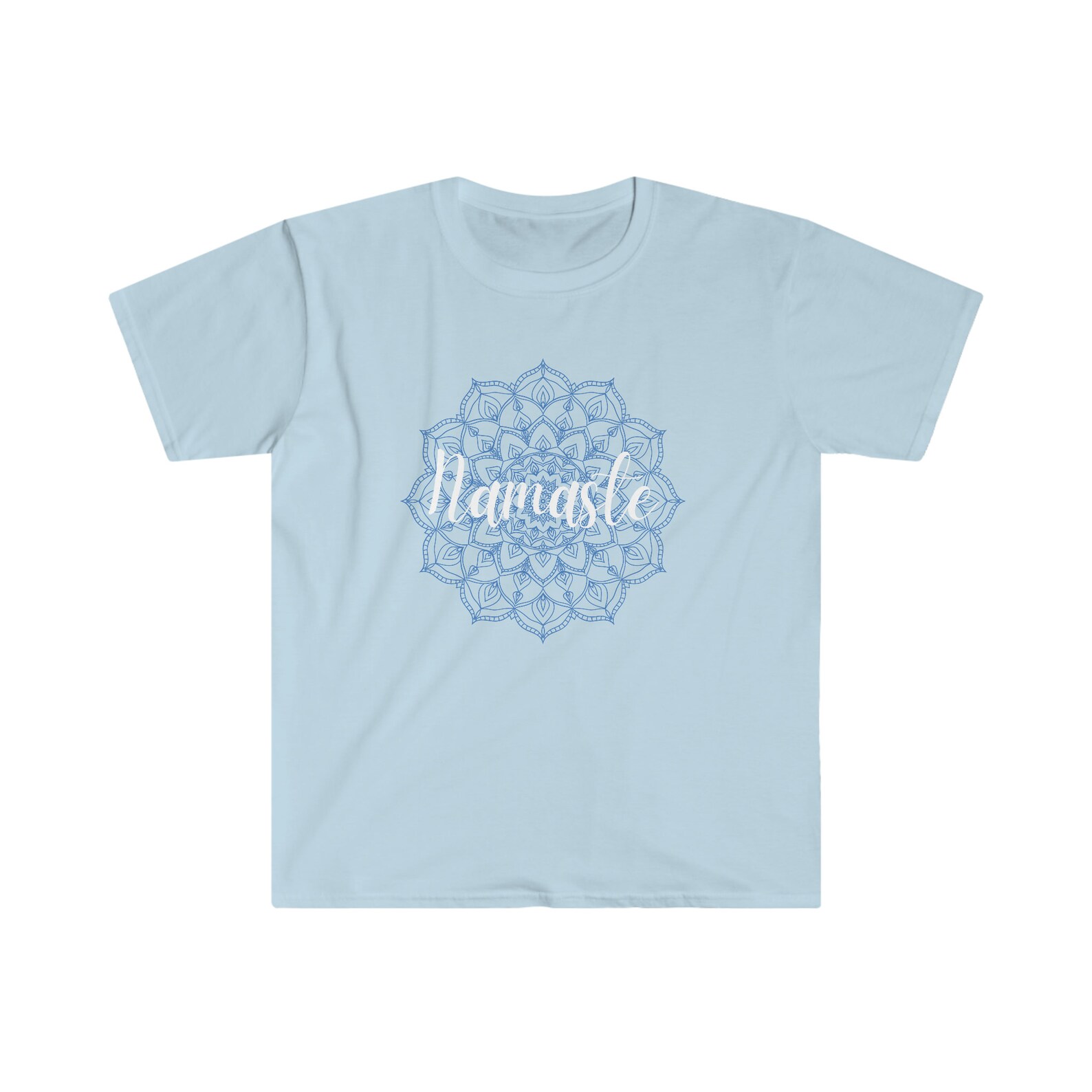 Namaste Mandala Unisex Softstyle T-shirt Comfy Tee Yoga - Etsy