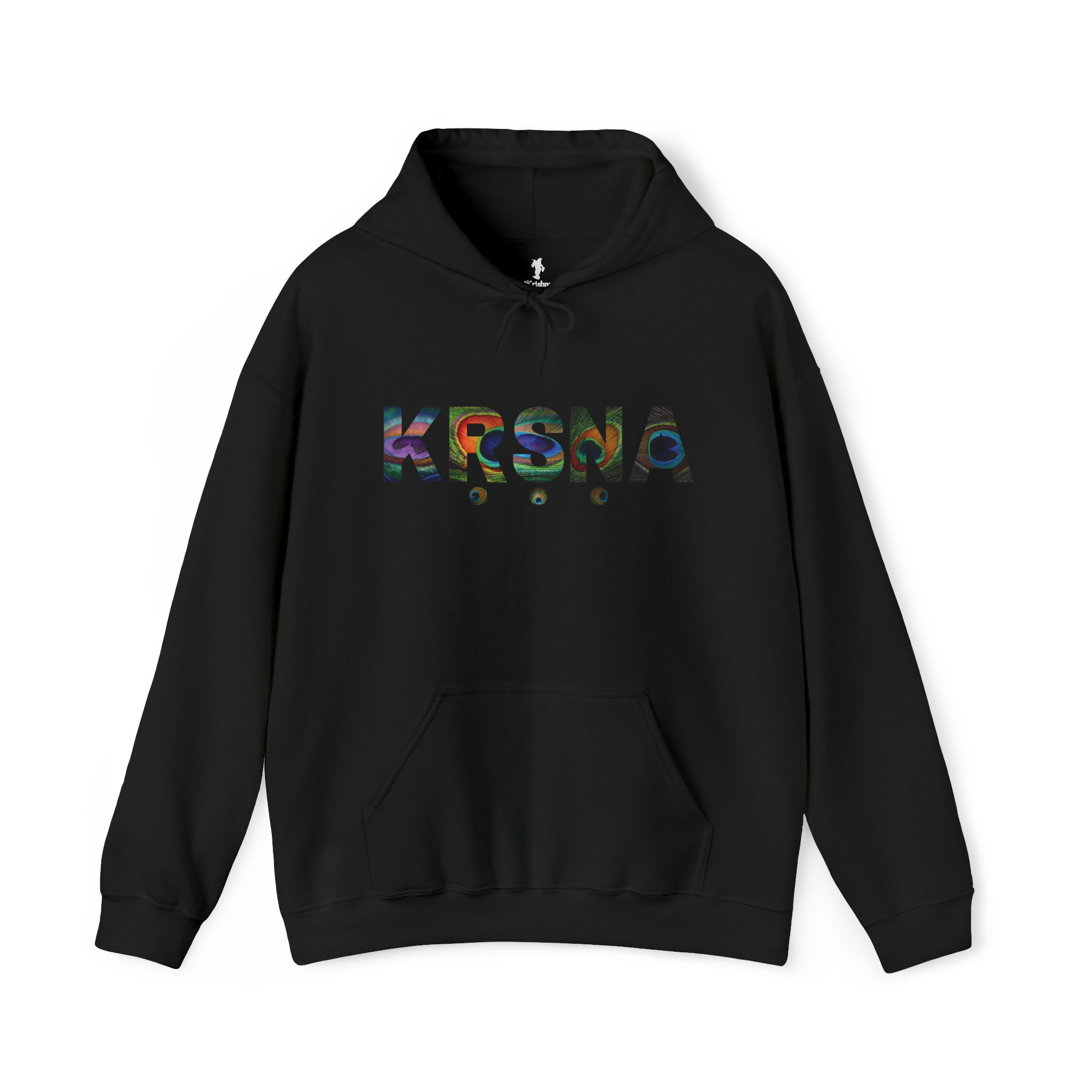 KRSNA Peacock Feather Hoodie Hare Krishna Bhakti Yoga Devotional ...