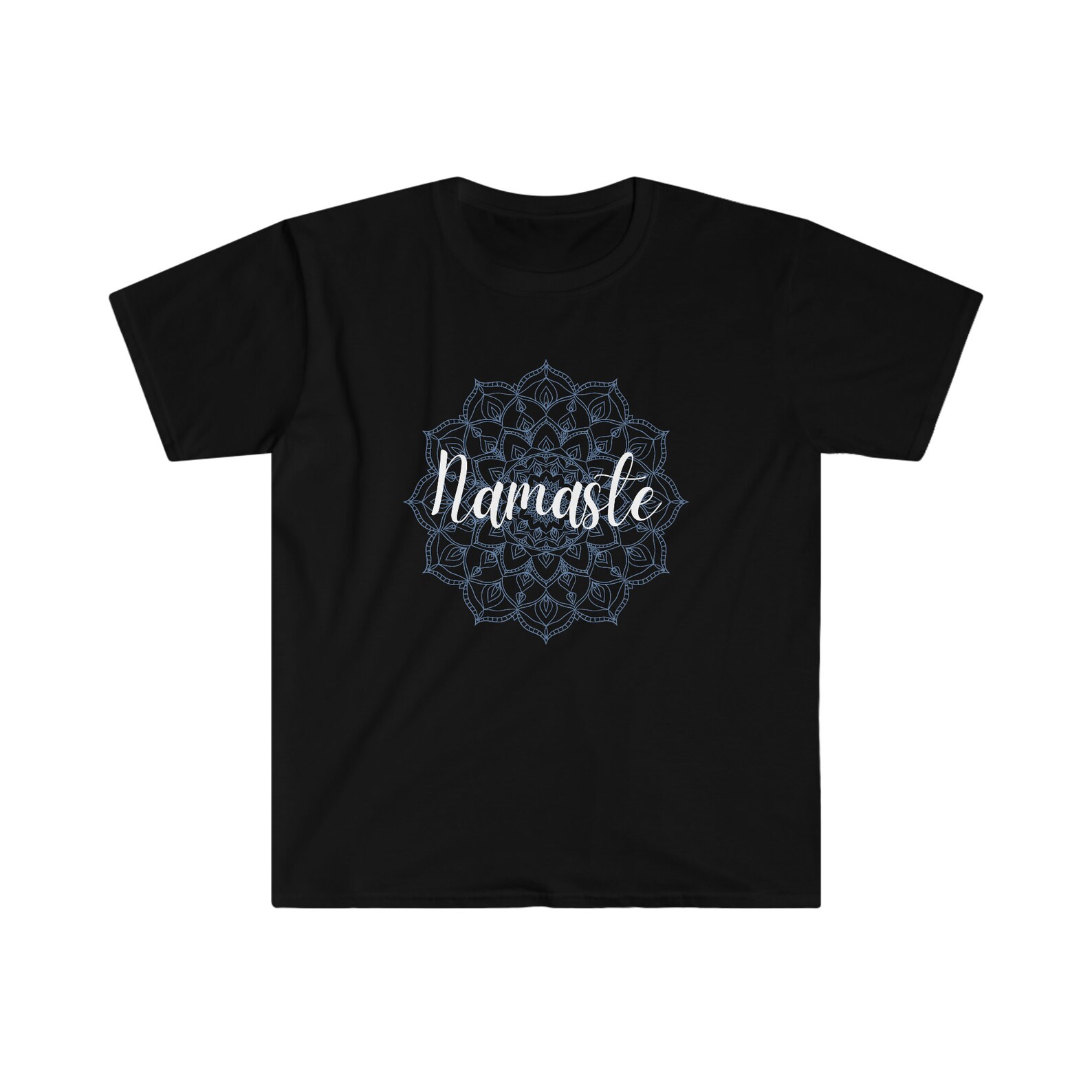 Namaste Mandala Unisex Softstyle T-shirt Comfy Tee Yoga - Etsy