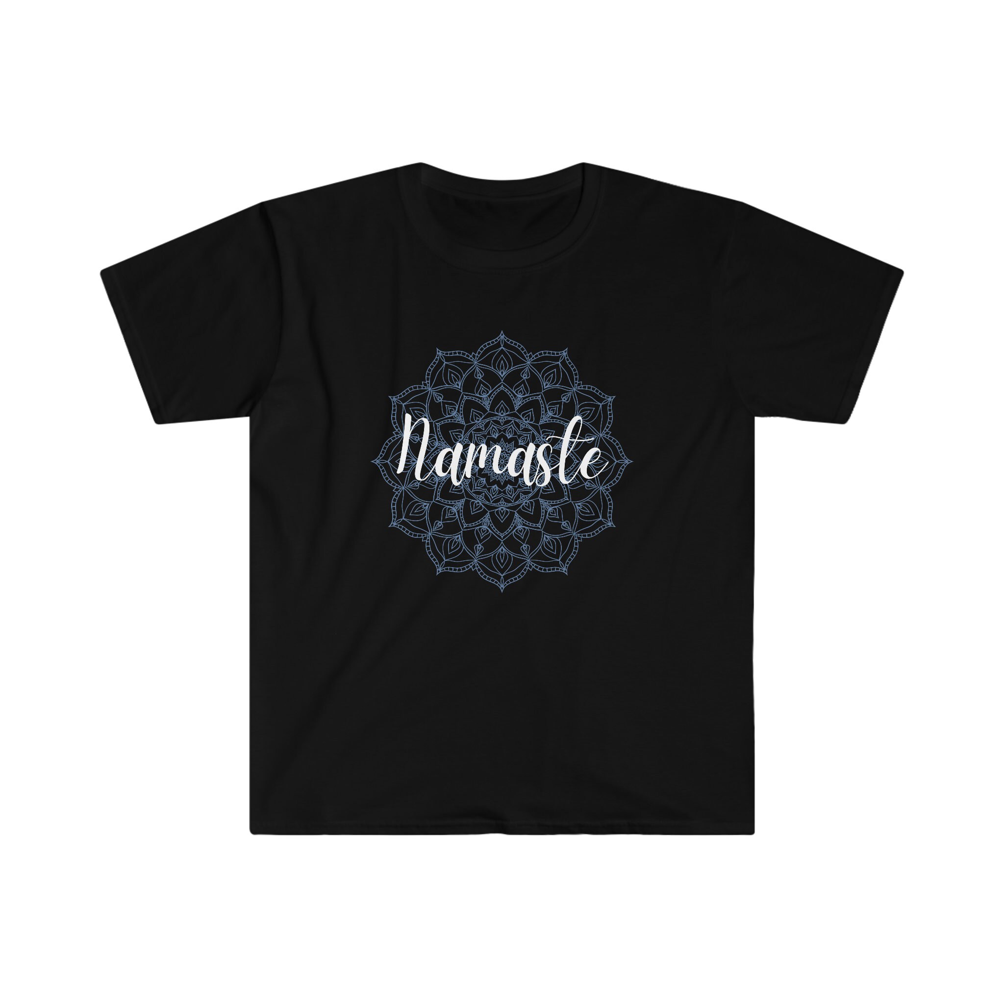 Namaste Mandala Unisex Softstyle T-shirt Comfy Tee Yoga - Etsy