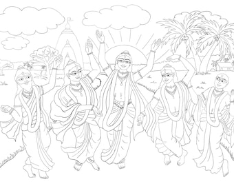 King David Dancing Coloring Pages