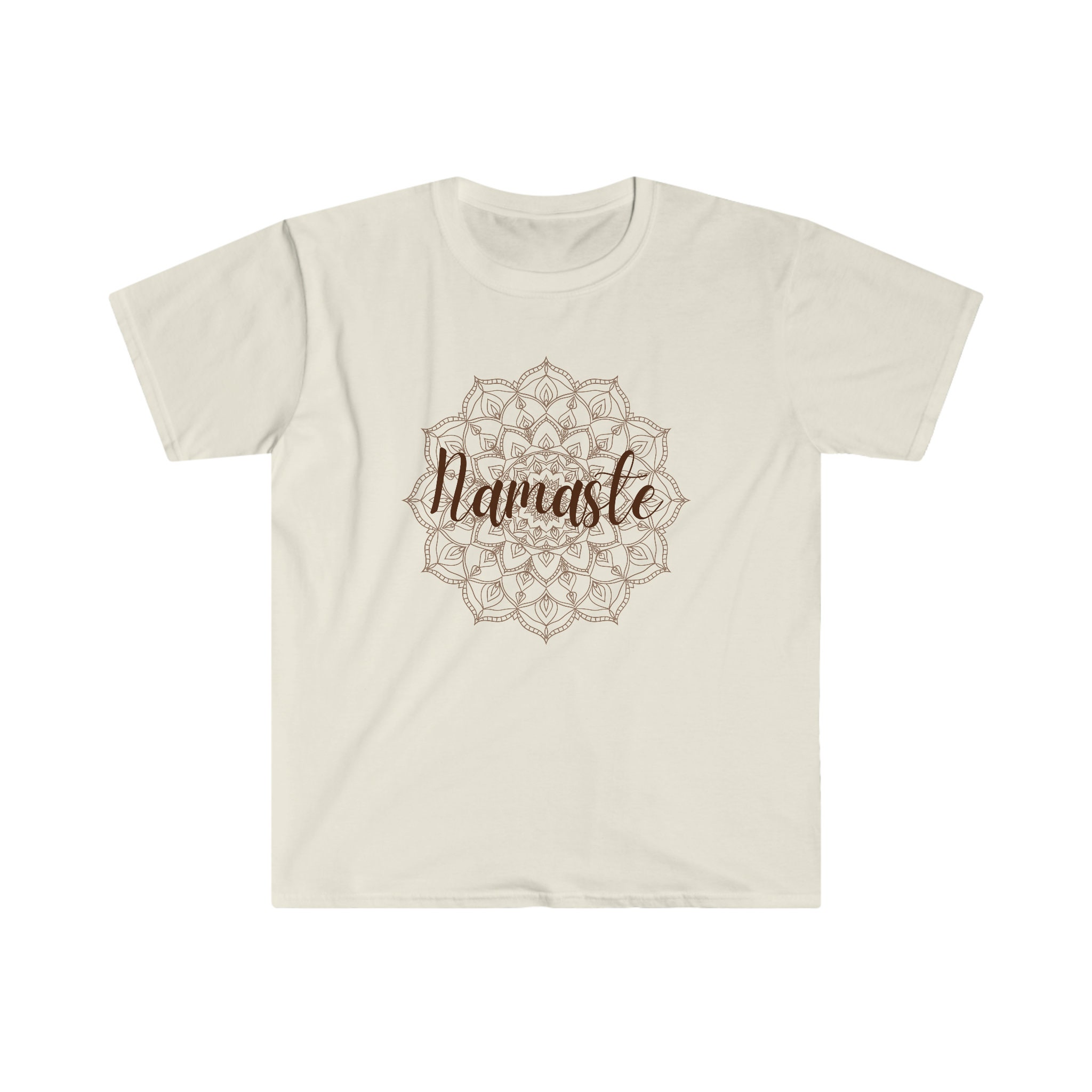 Namaste Mandala Unisex Softstyle T-shirt Comfy Tee Yoga - Etsy