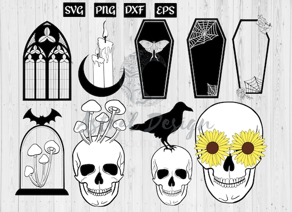Gothic SVG Bundle Cut Files for Cricut Cathedral Window | Etsy Canada