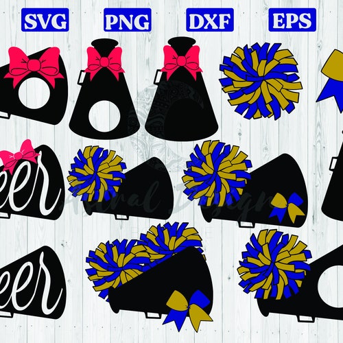 Cheer SVG Cheerleading SVG Bundle Cut Files for Cricut - Etsy