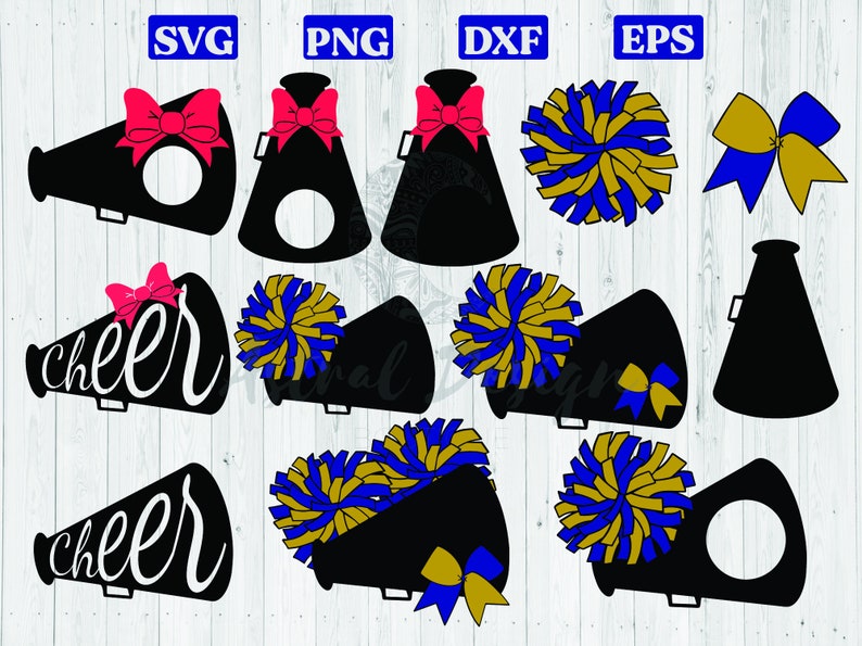 Cheer SVG Cheerleading SVG Bundle Cut Files for Cricut - Etsy