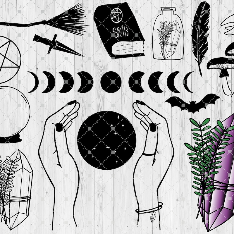 Wiccan Stencils - Etsy