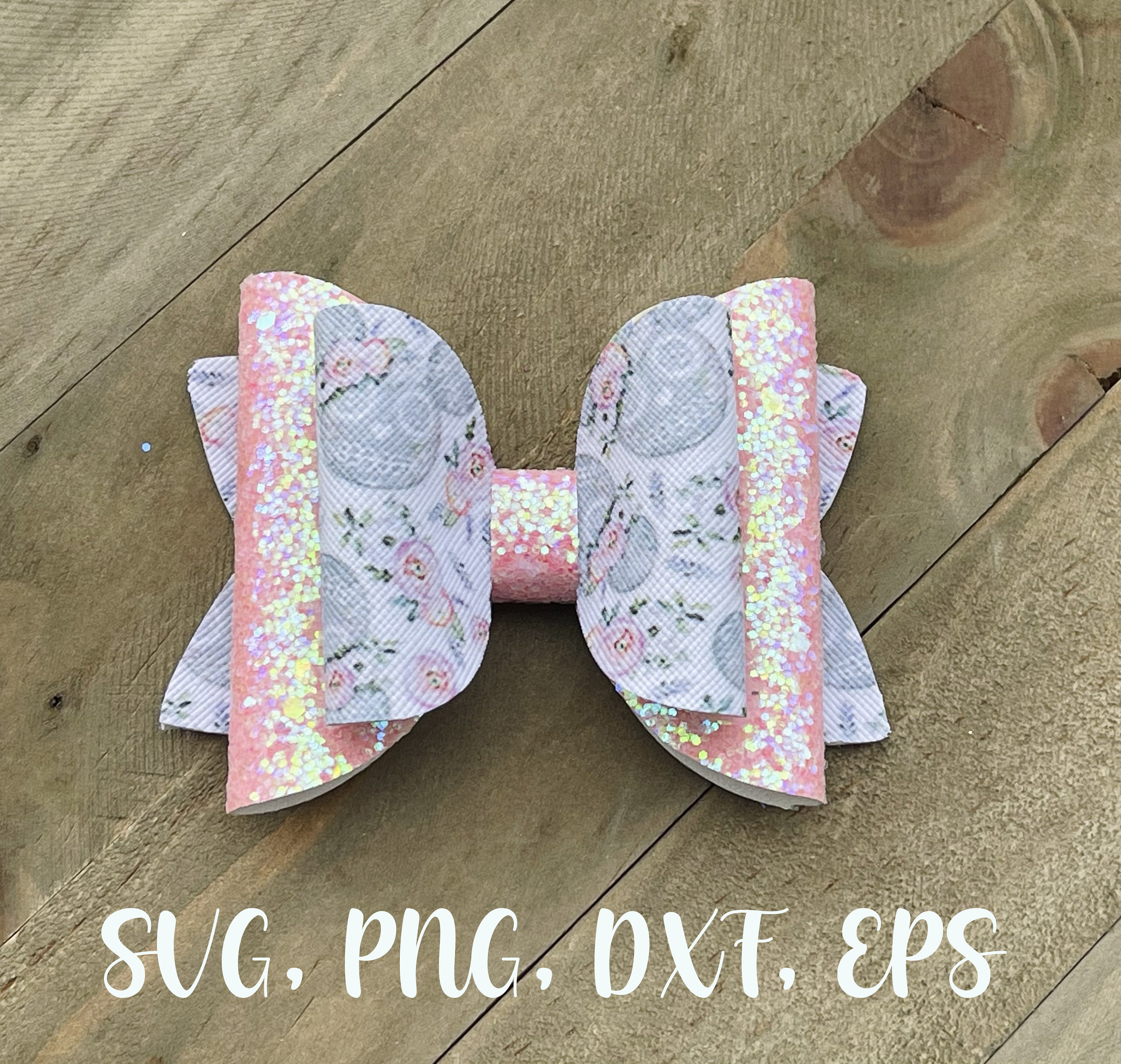 4 Inch Party Bow SVG Template Digital Cut Files for Cricut - Etsy