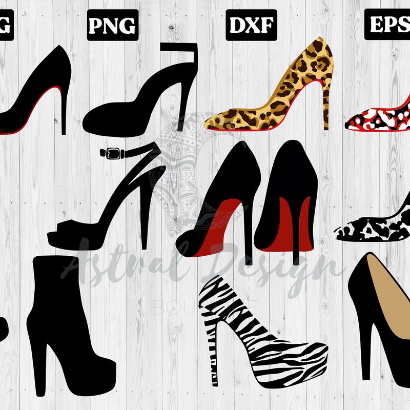 Heel Boots Clipart - Etsy