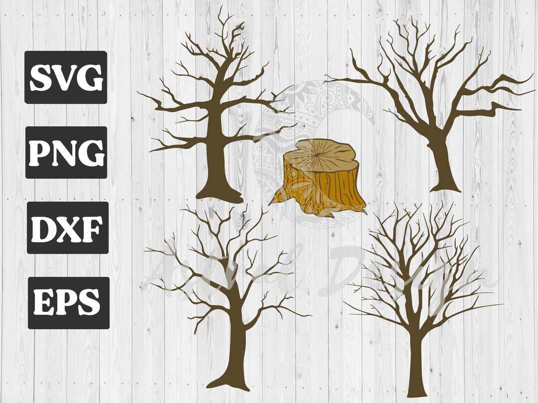 Fall, Winter Trees SVG Digital Download Cut Files for Cricut ...