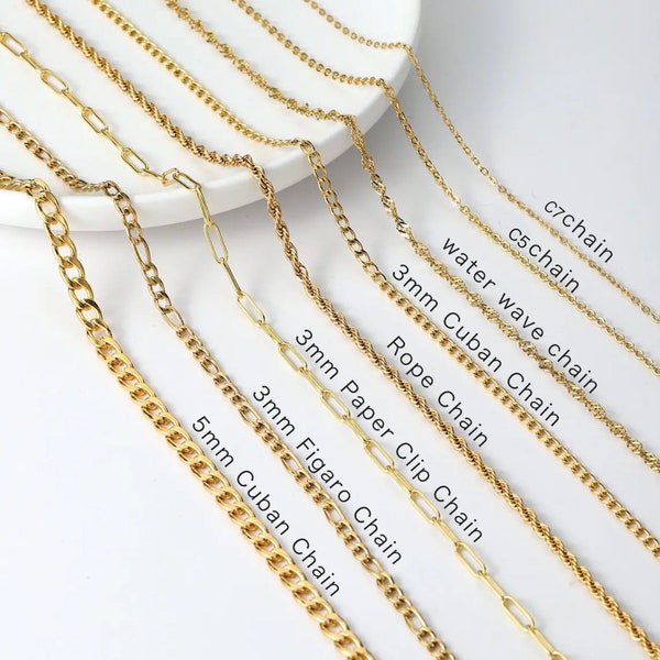 Gold Chain Necklace - Etsy