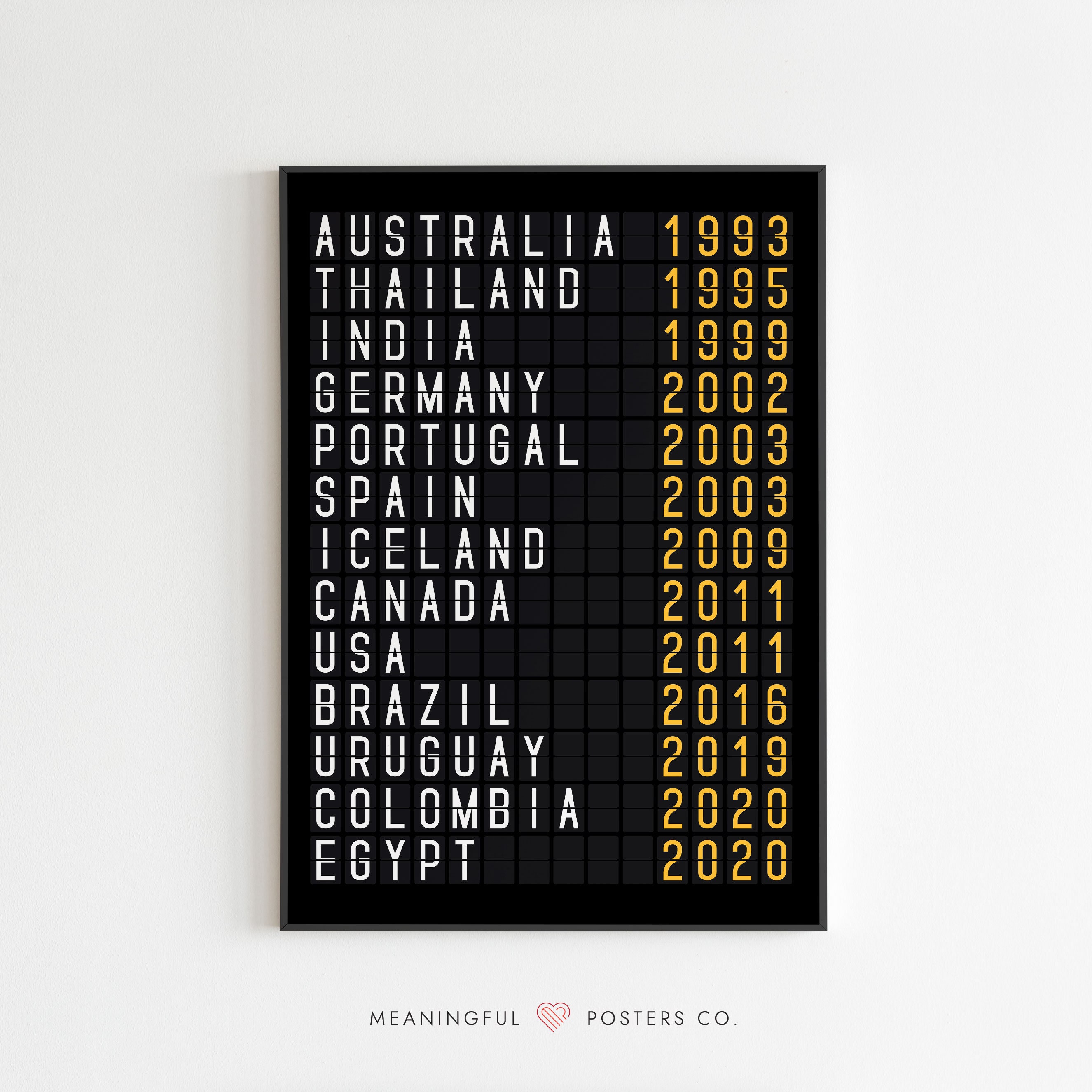 Custom Airport Flight Board Departures Board Travel Board | Etsy